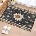 Area Rug 2x3ft Tribal Southwestern Arrow Texture Area Rugs Washable Low ...