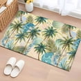 Area Rug 2x3ft Tropical Palm Coconut Leaves Area Rugs Washable Low Pile ...