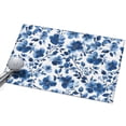 Area Rug 2x3ft Watercolor Blue Flower Washable Area Rugs for Living ...