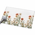 Area Rug 2x3ft White Daisy Floral Washable Area Rugs for Living Room ...
