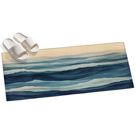 Area Rug 2x6ft Abstract Art Area Rugs for Kitchen Runner Rug Beach ...