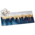 Area Rug 2x6ft Abstract Gray Yellow Red Area Rugs for Kitchen Runner ...