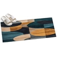 Area Rug 2x6ft Abstract Yellow Blue Geometric Painting Area Rugs for ...