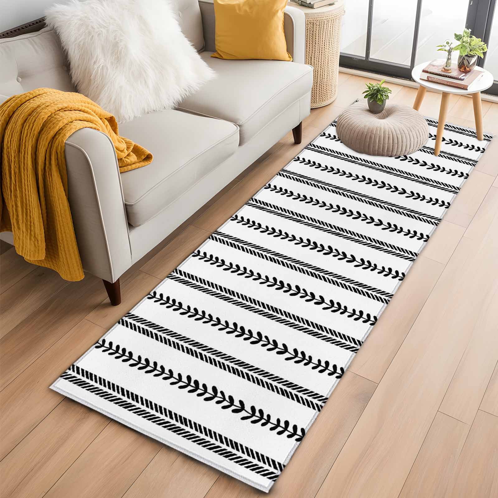Area Rug 2x6ft Area Rugs Washable Low Pile Floor Carpet for Bedroom ...