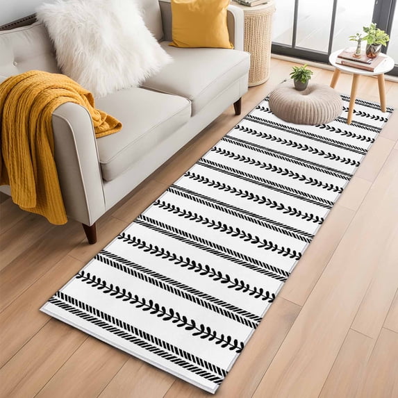 Area Rug 2x6ft Area Rugs Washable Low Pile Floor Carpet for Bedroom ...