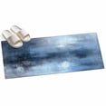 Area Rug 2x6ft Blue Abstract Modern Art Painting Area Rugs for Kitchen ...
