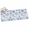 Area Rug 2x6ft Blue Coral Starfish Shell Area Rugs for Kitchen Runner ...