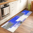 Area Rug 2x6ft Blue Graffiti Washable Area Rugs for Living Room Modern ...