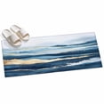 Area Rug 2x6ft Blue Ocean Waves Area Rugs for Kitchen Runner Rug ...