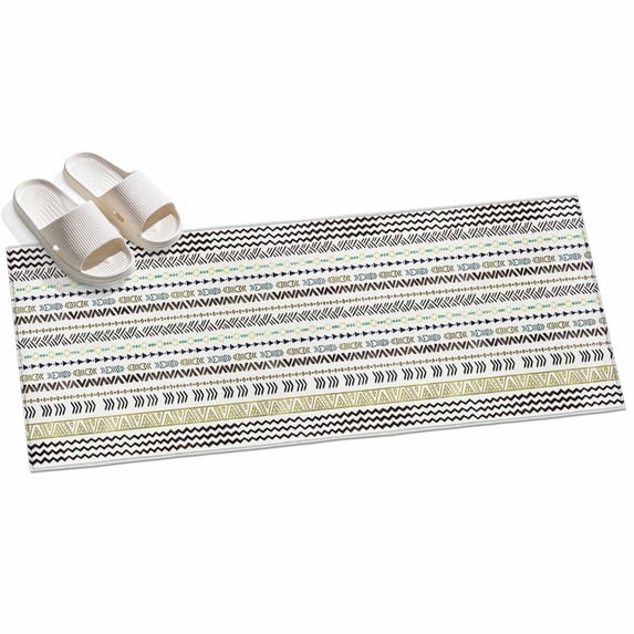 Area Rug 2x6ft Boho Geometric Area Rugs for Kitchen Runner Rug Bohemian ...