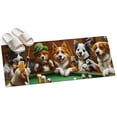 Area Rug 2x6ft Cartoon Dog Area Rugs for Kitchen Runner Rug Billiards ...