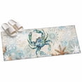 Area Rug 2x6ft Crab Area Rugs for Kitchen Runner Rug Ocean Starfish ...