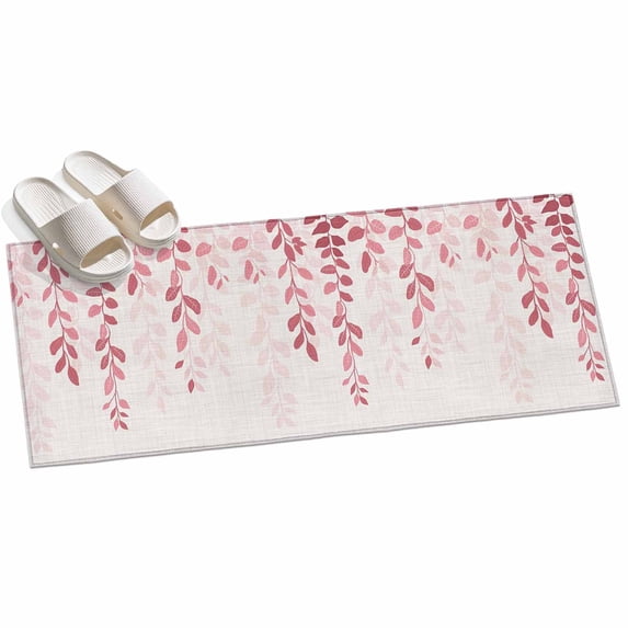 Area Rug 2x6ft Eucalyptus Leaves Area Rugs for Kitchen Runner Rug ...