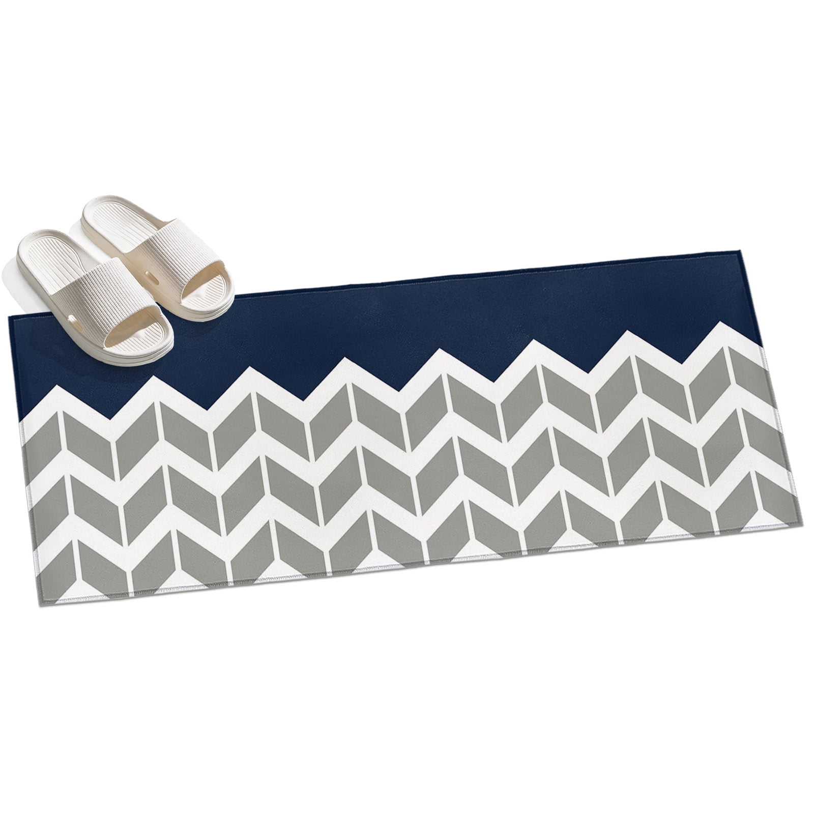 Area Rug 2x6ft Herringbone Pattern Area Rugs for Kitchen Runner Rug ...