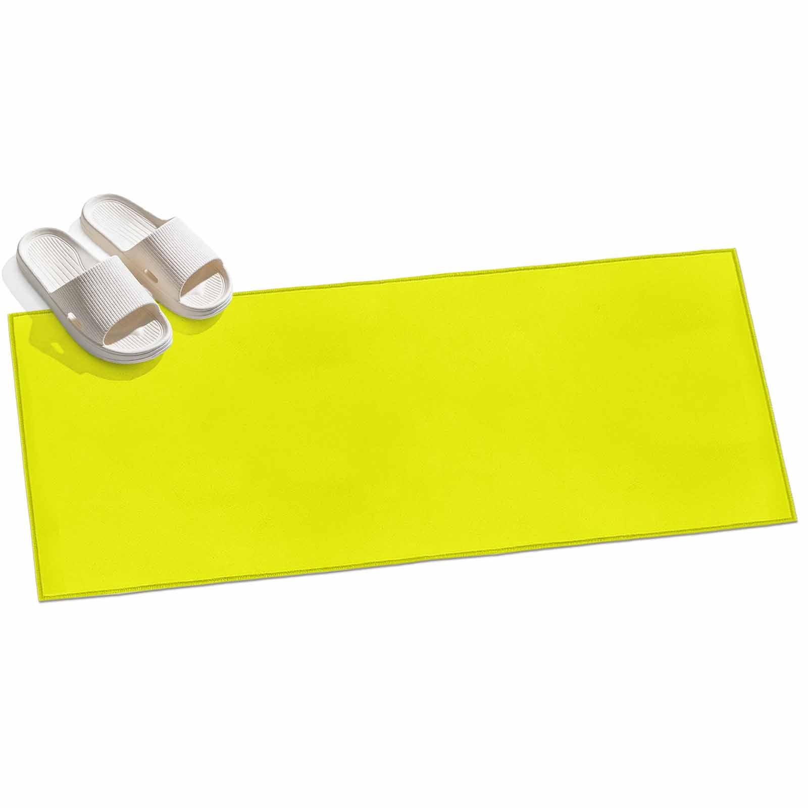 Area Rug 2x6ft Lemon Yellow Area Rugs for Kitchen Runner Rug Gradient ...