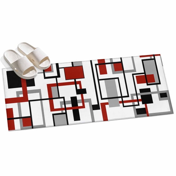 Area Rug 2x6ft Modern Geometric Abstract Area Rugs for Kitchen Runner ...