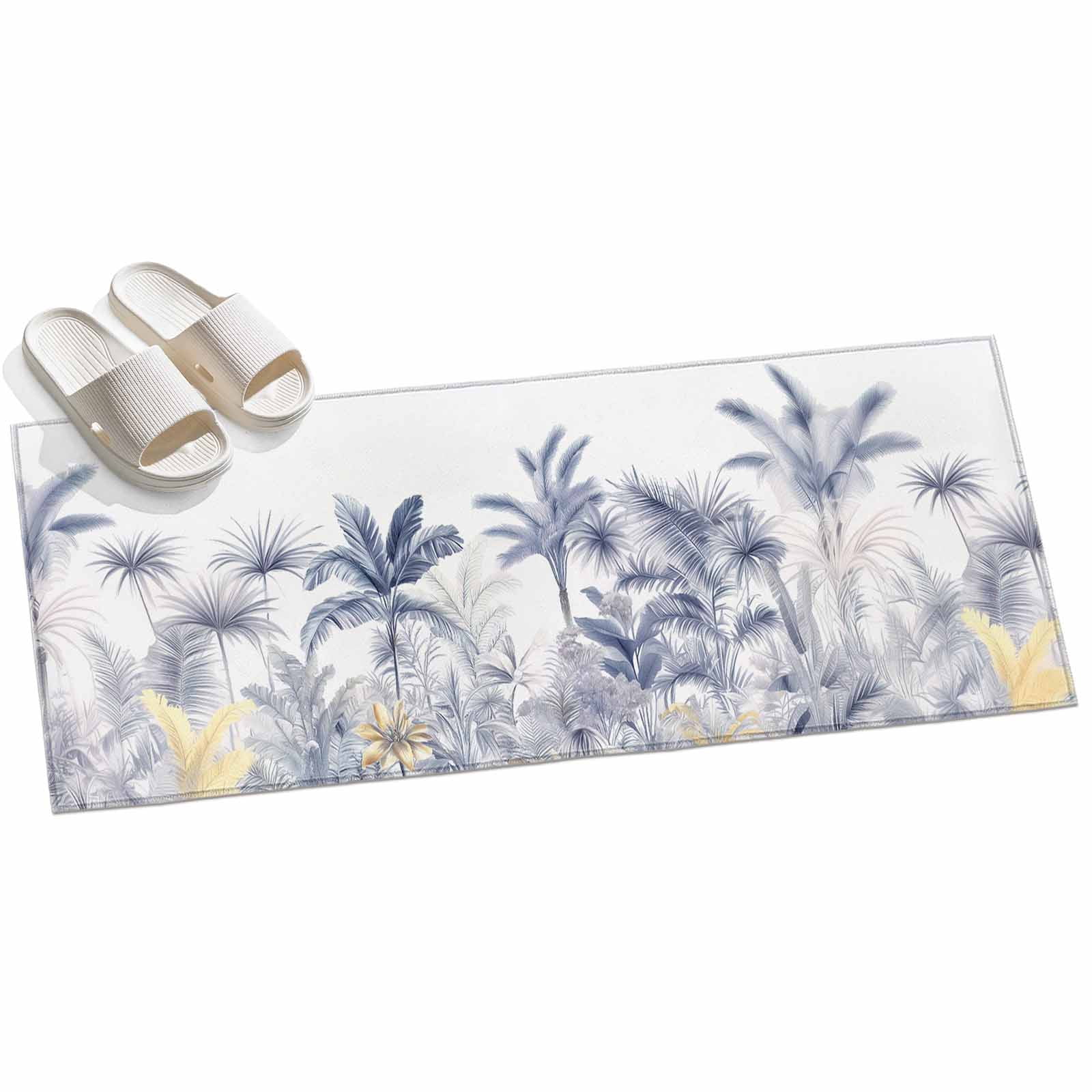 Area Rug 2x6ft Monstera Palm Tree Area Rugs for Kitchen Runner Rug ...