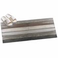 Area Rug 2x6ft Ombre Gray White Stripes Area Rugs for Kitchen Runner ...