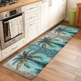 Area Rug 2x6ft Palm Leaves Washable Area Rugs for Living Room Tropical ...