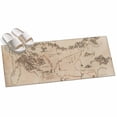 Area Rug 2x6ft Retro Hand Drawn Mountain Map Area Rugs for Kitchen ...
