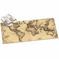 Area Rug 2x6ft Retro World Map Area Rugs for Kitchen Runner Rug South ...