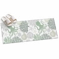 Area Rug 2x6ft Sage Green Octopus Area Rugs for Kitchen Runner Rug ...