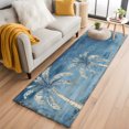Area Rug 2x6ft Summer Beach Coconut Tree Area Rugs Washable Low Pile ...