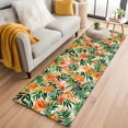 Area Rug 2x6ft Summer Watercolor Palm Leaves Area Rugs Washable Low ...