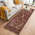 Area Rug 2x6ft Vintage Traditional Ethnic Style Area Rugs Washable Low ...