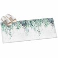 Area Rug 2x6ft Watercolor Eucalyptus Leaf Area Rugs for Kitchen Runner ...
