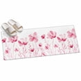 Area Rug 2x6ft Watercolor Flower Area Rugs for Kitchen Runner Rug Pink ...
