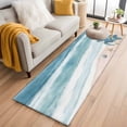 Area Rug 2x6ft Watercolor Ocean Theme Beach Turtle Area Rugs Washable ...