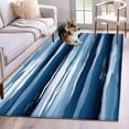 Area Rug 3x5 Ft, Navy Blue Ombre Non Slip Area Rugs for Bedroom, Modern ...