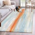 Area Rug 3x5ft Abstract Ocean Beach Sunset Scene Area Rugs Washable Low ...