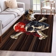 Area Rug 3x5ft Abstract Punk Pirate Skull Area Rugs Washable Low Pile ...