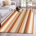 Area Rug 3x5ft, Autumn Medieval Gradient Stripes Washable Rugs for ...