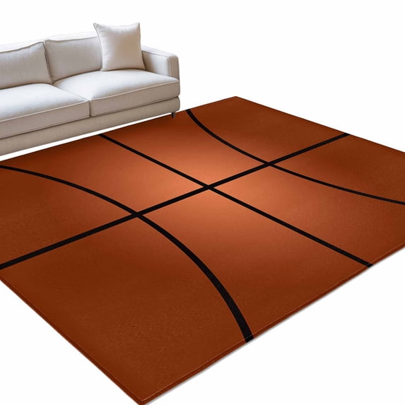 Area Rug 3x5ft Basketball Court Washable Area Rugs for Living Room ...