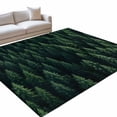 Area Rug 3x5ft Forest Branch Leaves Washable Area Rugs for Living Room ...