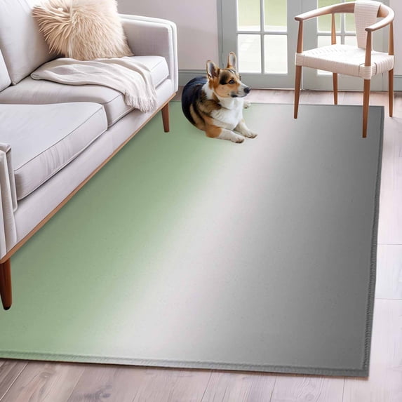 Area Rug 3x5ft, Gradient Simplistic Art Washable Rugs for Living Room ...
