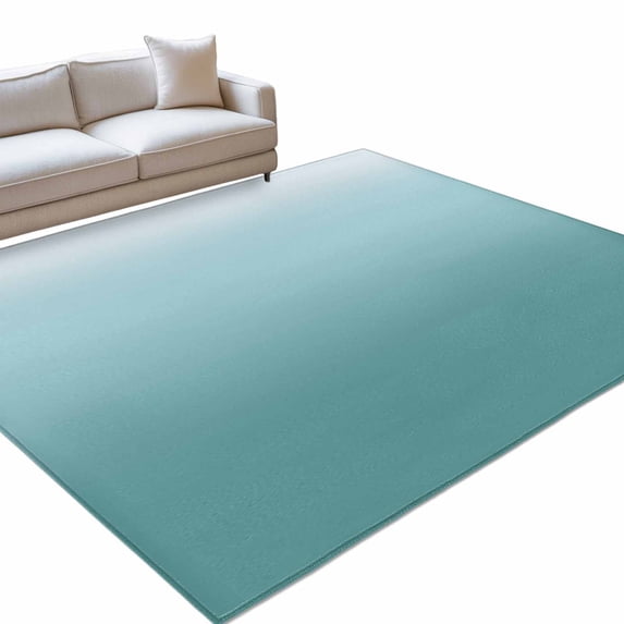 Area Rug 3x5ft Green Ombre Washable Area Rugs for Living Room Gradient ...