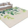 Area Rug 3x5ft Green Plant Washable Area Rugs for Living Room Tree Leaf ...