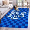 Area Rug 3x5ft Happy Father's Day Area Rugs Washable Low Pile Floor ...