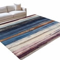 Area Rug 3x5ft, Modern Gradient Striped Art Washable Rugs for Living ...