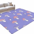 Area Rug 3x5ft Mushroom Washable Area Rugs for Living Room Pattern of ...