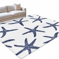 Area Rug 3x5ft Starfish Washable Area Rugs for Living Room Marine Life ...
