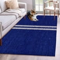 Area Rug 3x5ft Vertical White Stripes Area Rugs Washable Low Pile Floor ...