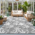 Area Rug 4x6ft, Summer Tropical Palm Trees Washable Rugs for Living ...