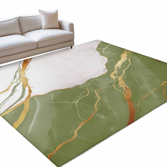 Area Rug 5x7ft Abstract Marble Washable Area Rugs for Living Room ...