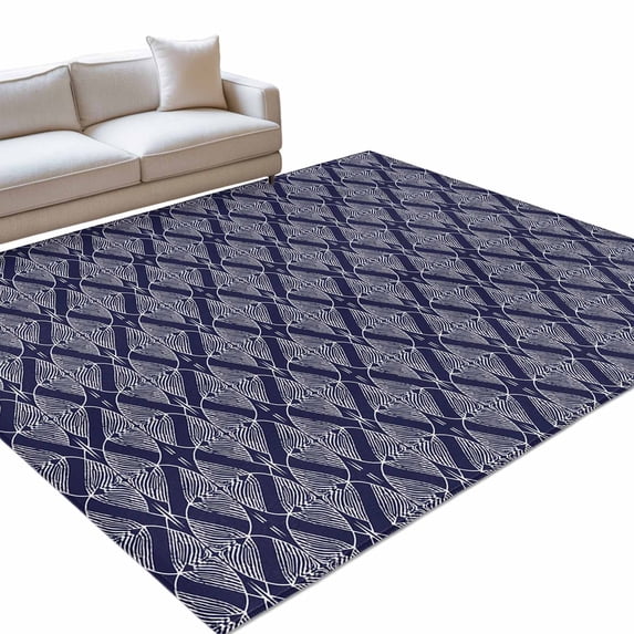 Area Rug 5x7ft Geometric Modern Washable Area Rugs for Living Room ...