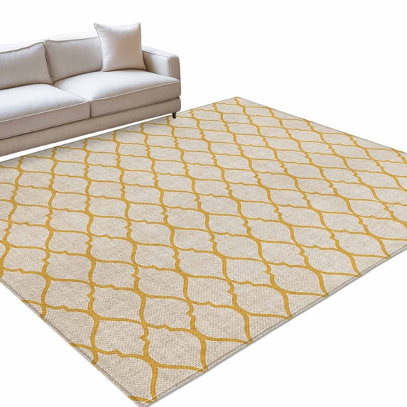 Area Rug 5x7ft Moroccan Pattern Washable Area Rugs for Living Room ...